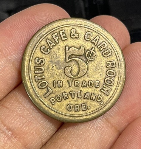 Goetz Bros Portland OR 5 Cents Trade Token Rare? | eBay