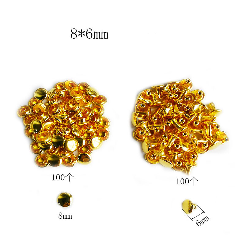 Double Cap Rivets Stud Rapid Rivets Leather Craft Repair 5mm 8mm 9mm ...