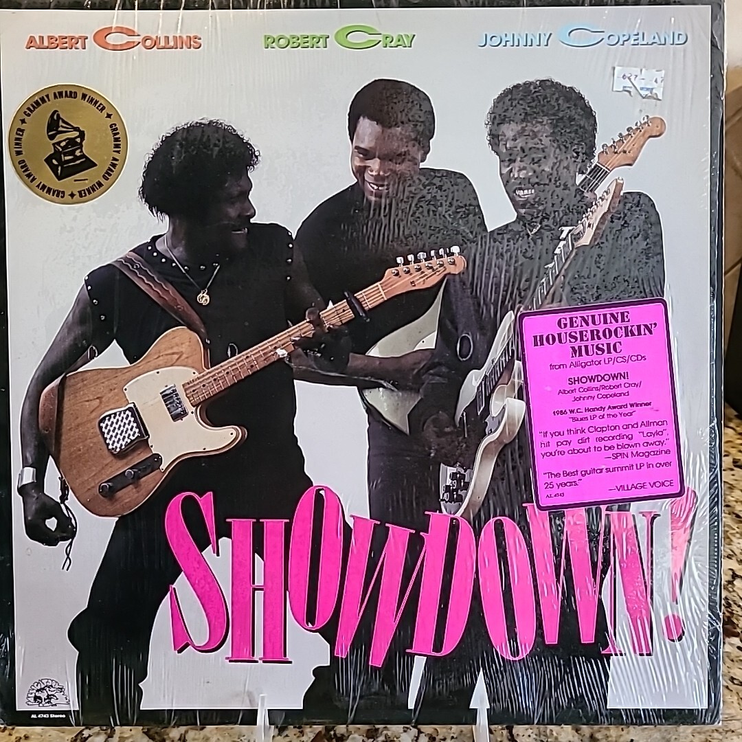 ALBERT COLLINS ROBERT CRAY JOHNNY COPELAND Showdown! LP 1985 W/HYPE ...