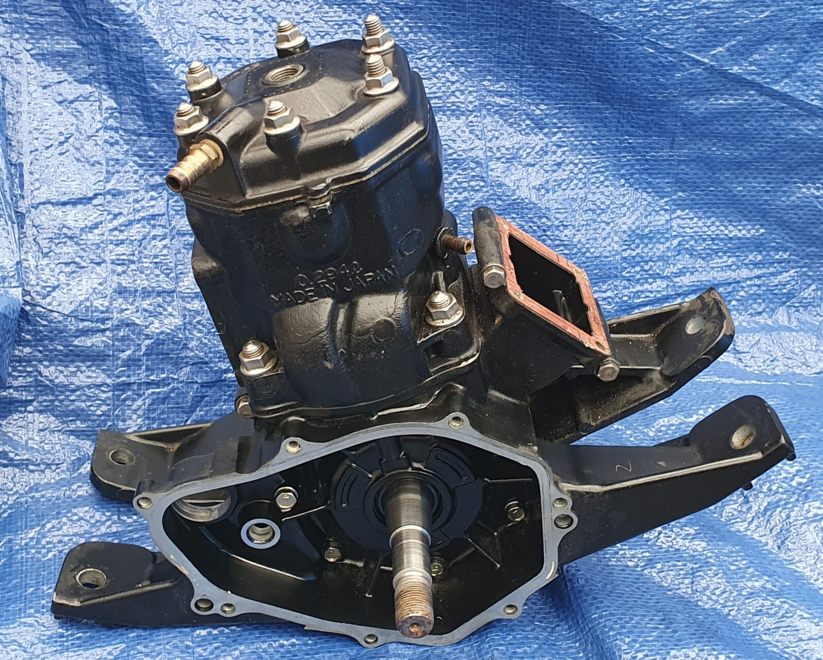 1987-1991 KAWASAKI 300sx JS300 MOTOR ENGINE JS 300 SX case cases crank ...