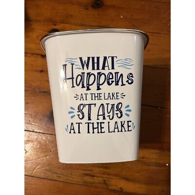 Kolorae Trash Can: “what happens at the lake stays at the lake” Brand ...