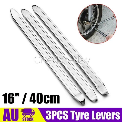 3x 16'' 40cm Tyre Levers Gear Tools Steel Tire Lever Motocross Bike ...