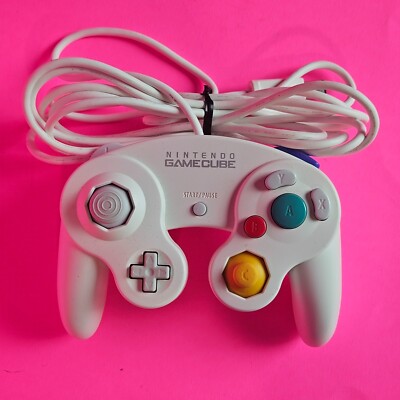 Official Nintendo GameCube Controller WHITE👾 OEM Wii Remote DOL-003 | eBay