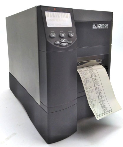 Zebra ZM400 Industrial Direct Thermal Transfer Label Printer ZM400-2001 ...