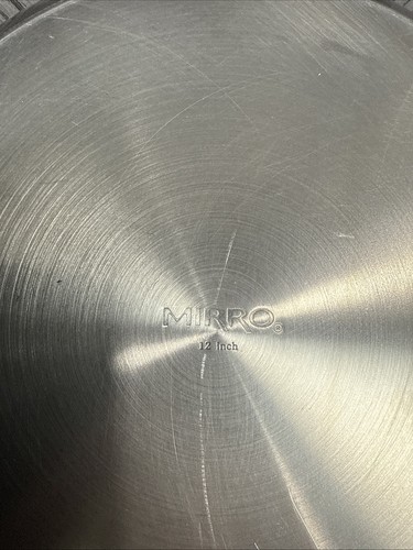Mirro 12 In Stainless Steel Sauté Frying Pan Multi Layer Base, No Lid ...