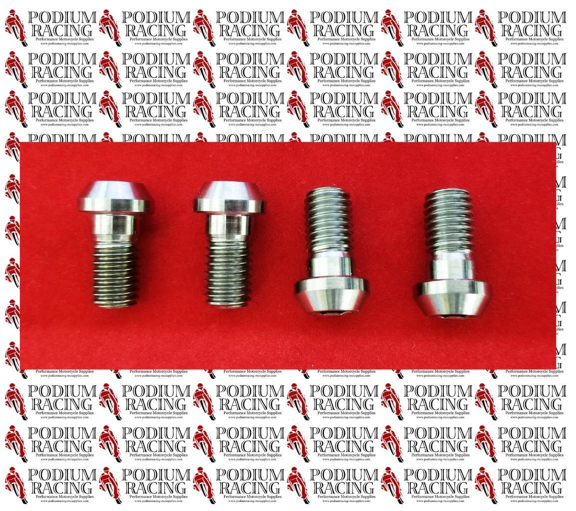 TITANIUM M8x15 BOLT 1.25 MM PITCH SILVER BOLTS UMBRELLA HEAD GRADE 5 ...