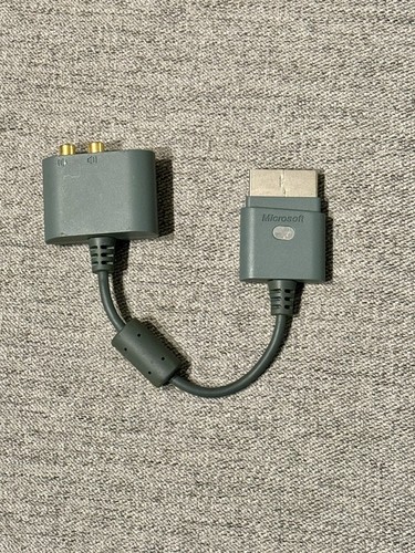 Microsoft Xbox 360 Audio Adapter X808221-002 Gray Cable Official ...