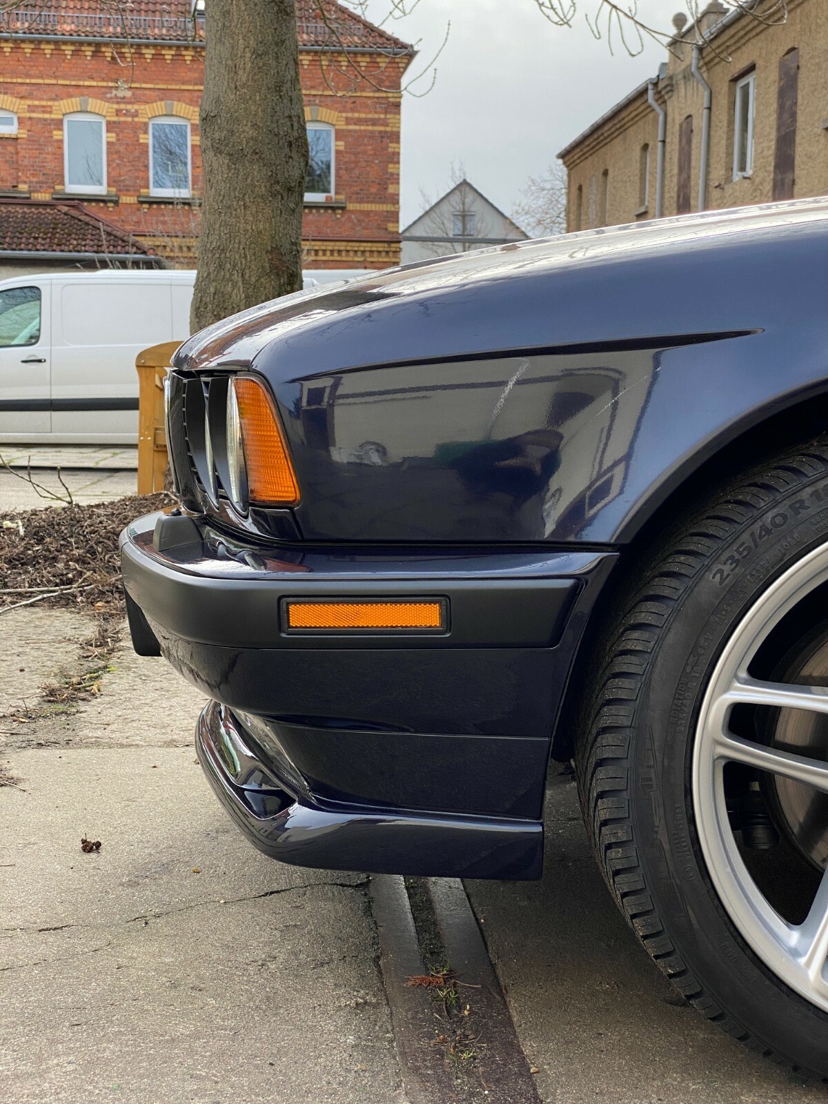 ABS Plastic BMW E34 FRONT LIP SPOILER BUMPER SPLITTER MTECH STYLE | eBay