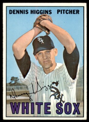 1967 Topps Dennis Higgins - Good Chicago White Sox #52 | eBay