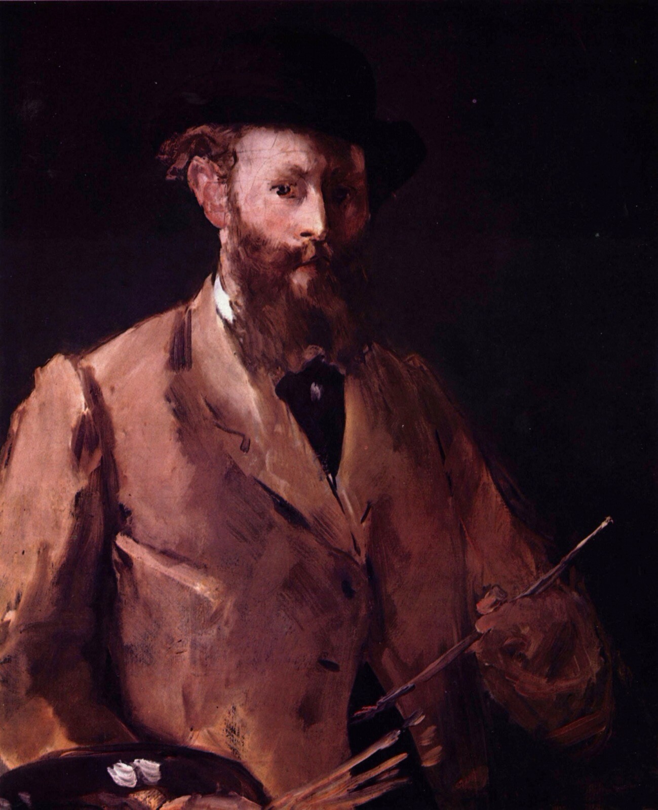 Self Portrait with Pallette by Manet Giclee Fine Art Print Repro on ...