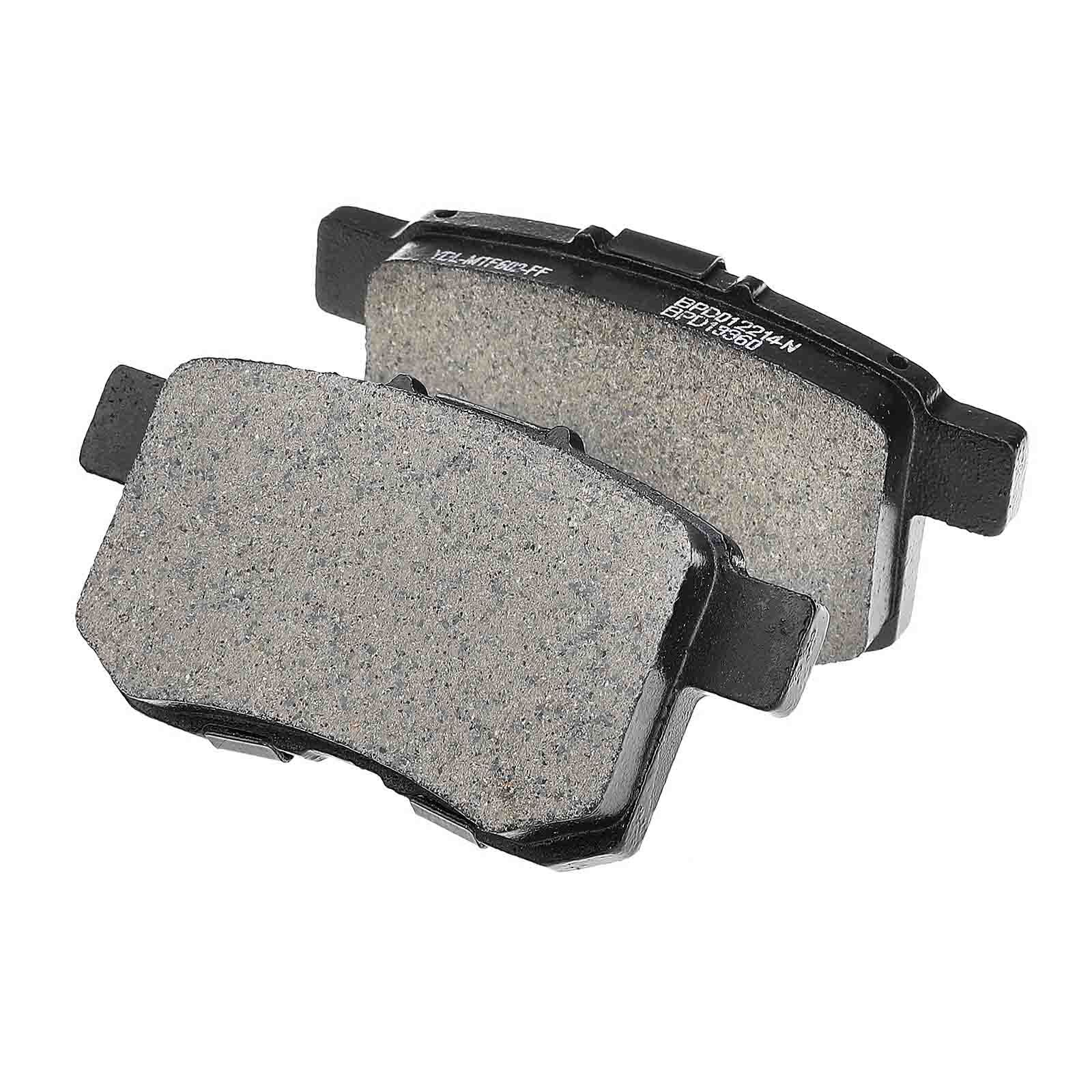 Rear LH & RH Disc Brake Rotors and Ceramic Brake Pads for Acura TSX ...