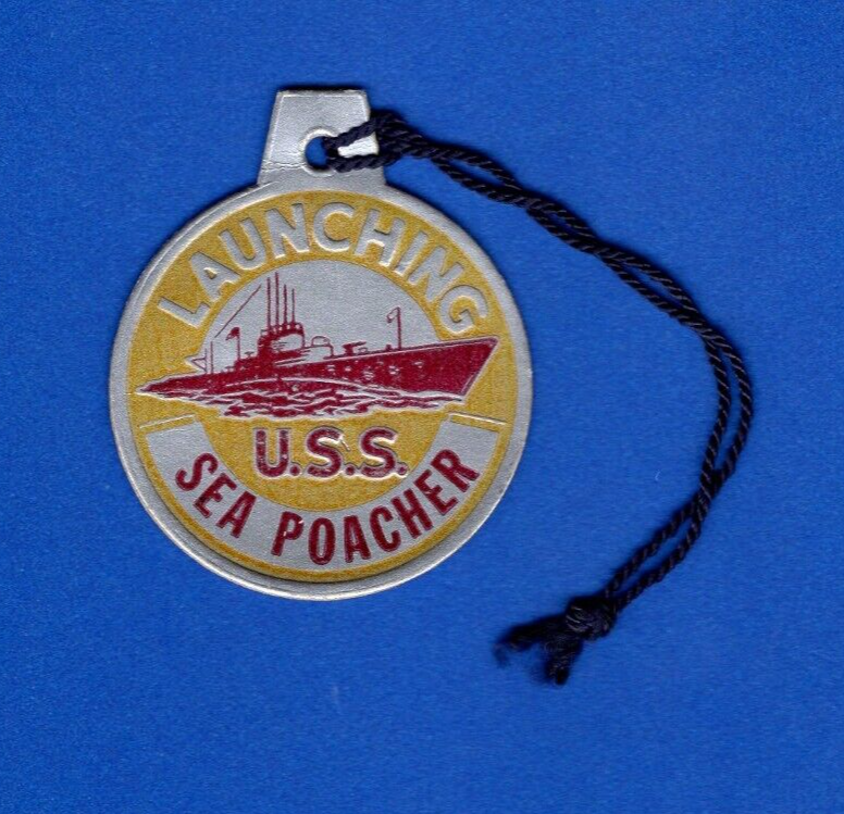 USS Sea Poacher SS-406 Launch Portsmouth Navy Yard May 20, 1944 with ...