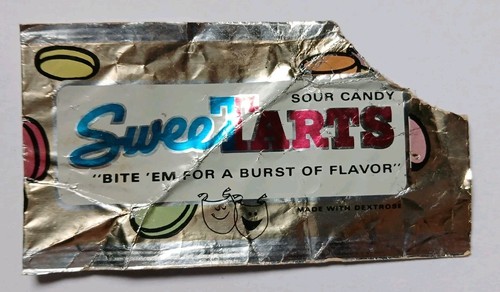 Vintage Foil SWEETARTS Candy Empty Package 1970's assorted SUNLINE | eBay