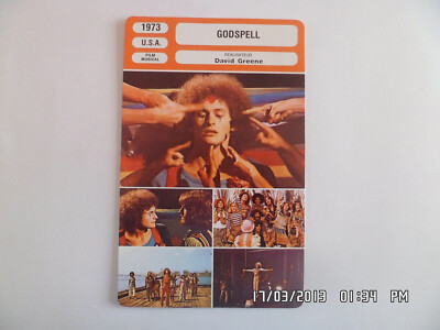 CARTE FICHE CINEMA 1973 GODSPELL Victor Garber David Haskell Jerry ...