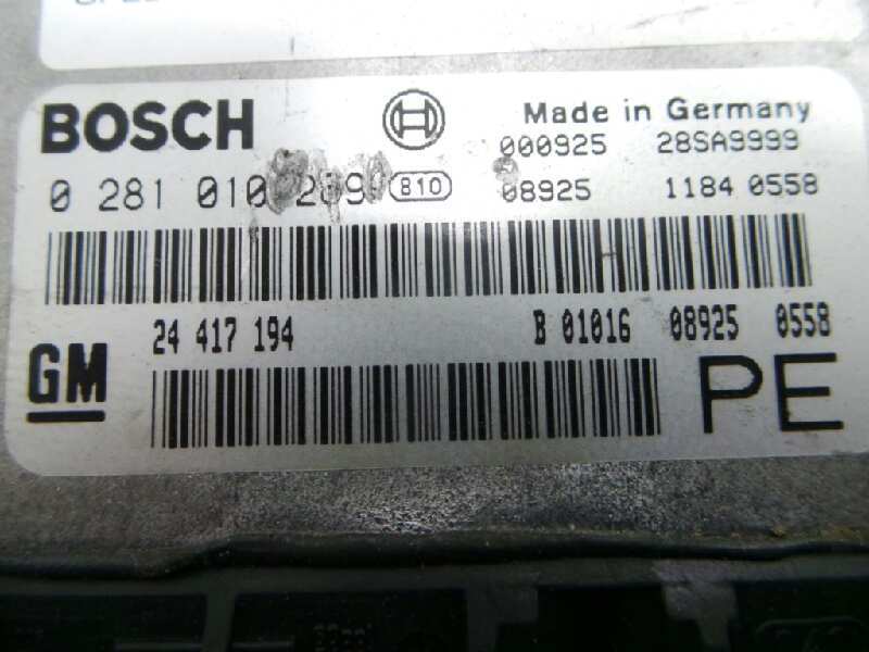 0281010269 - 28SA9999 - 24417194 CALCULATEUR MOTEUR ECU / BOSCH ...