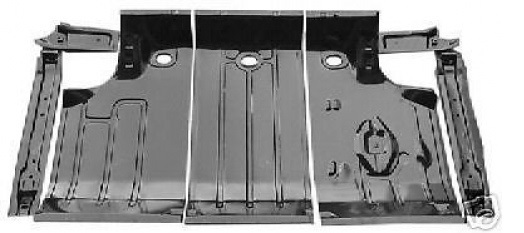 1964-67 Chevelle Trunk Floor Pan Panel Kit 7PC EDP Coated Tank Brace | eBay