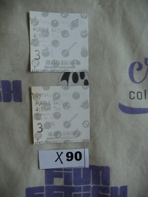 Purple Rain Original Movie Ticket AMC New Jersey Prince Musical Movie ...