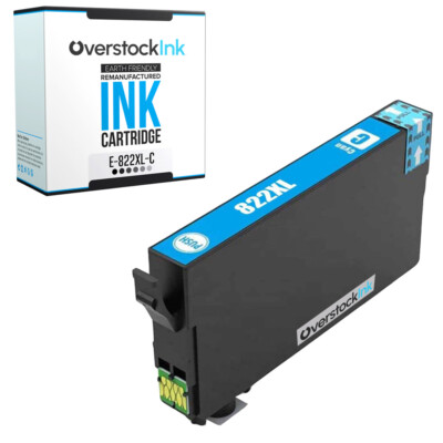 1PK Compatible OSI 822XL Cyan Ink Cartridges for Epson WorkForce WF ...