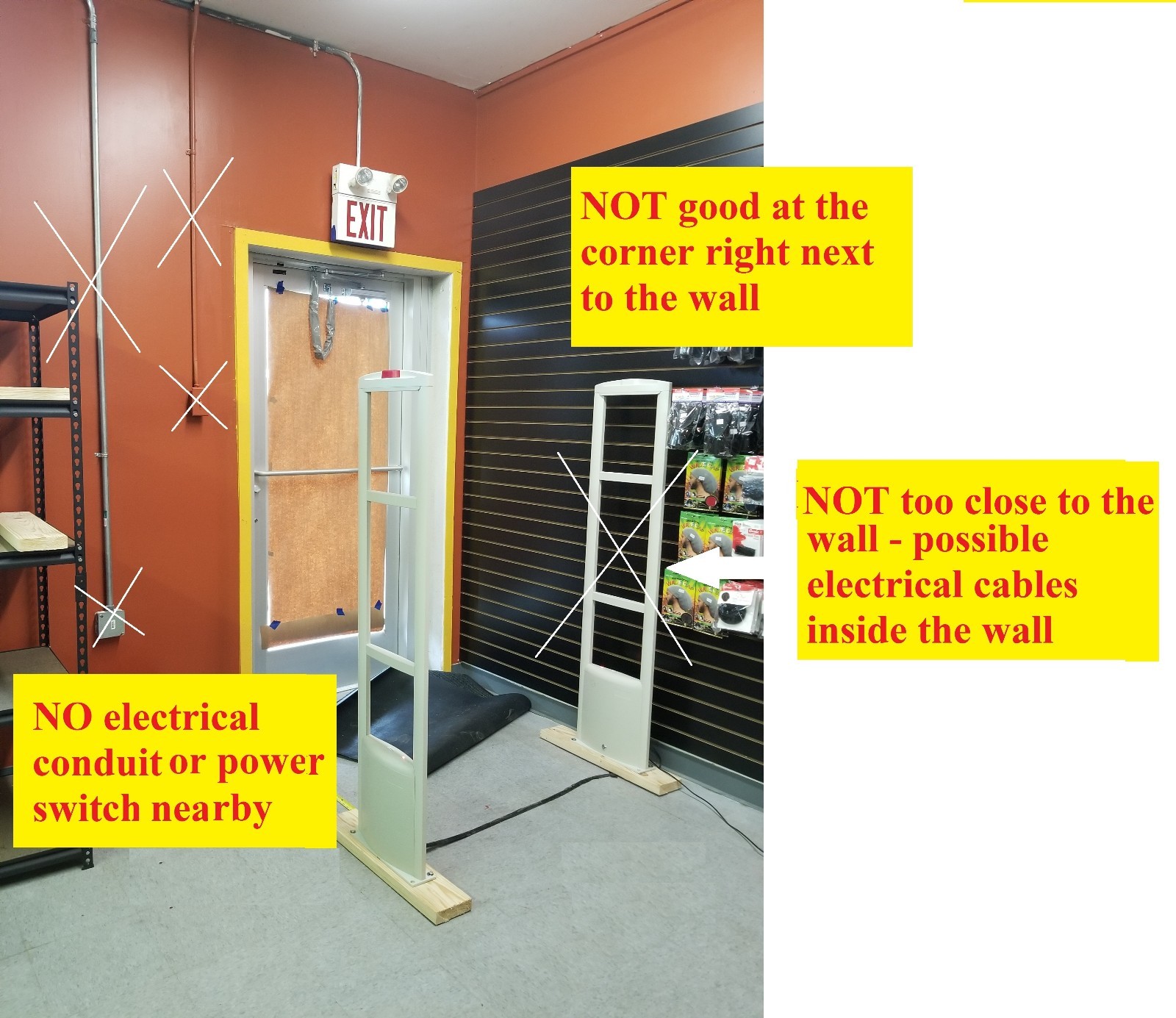 Retail EAS RF Checkpoint Compatible Anti Theft Security Antenna System ...