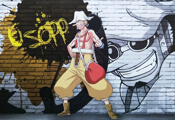 ONE PIECE usopp goggles around neck Custom Gaming Mat Desk 2302 | eBay