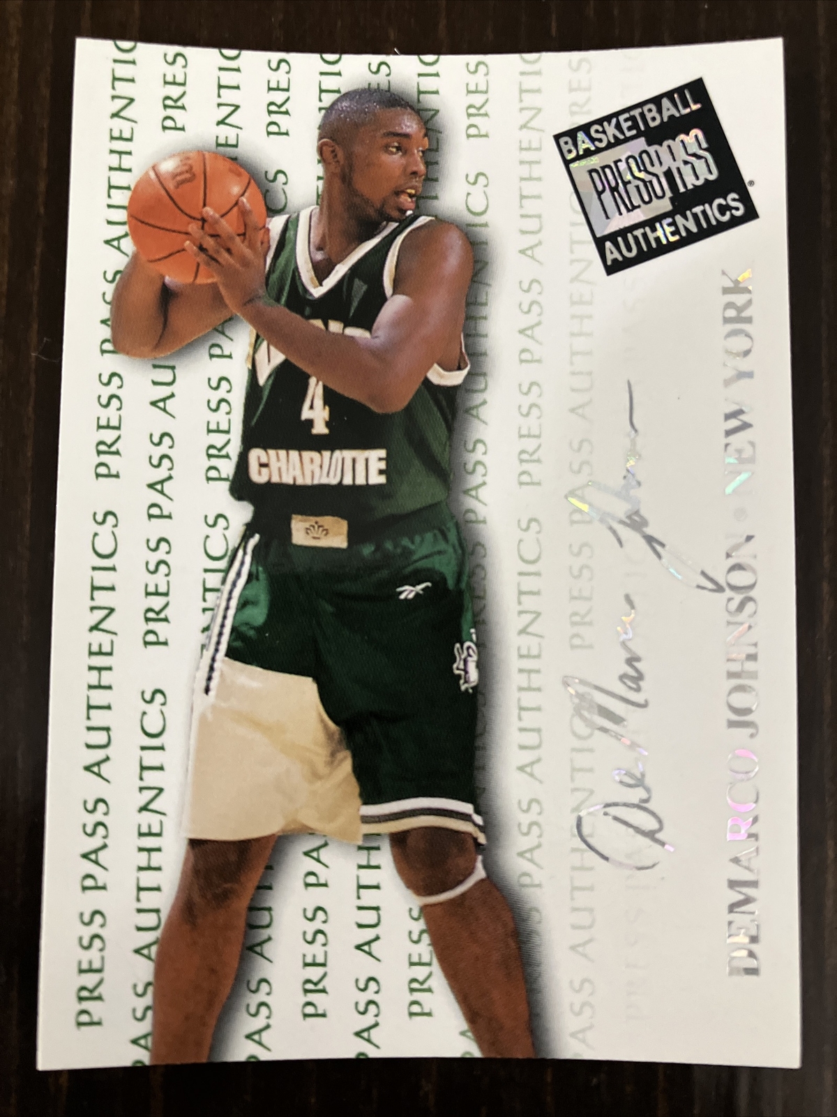 1998-99 Press Pass Authentics Hang Time DeMarco Johnson RC #25 | eBay