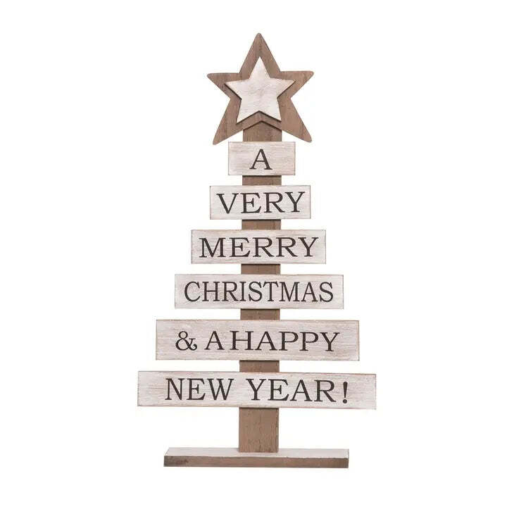 Rustic Very Merry Christmas Tree Decor | eBay