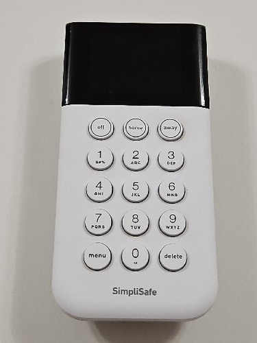 SimpliSafe Home Security System Keypad SSKP3 Simpli Safe Remote ...