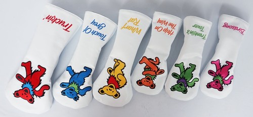 Grateful Dead Custom Golf Head Covers - YOUR CHOICE OF TXTS, LOGO, AND ...