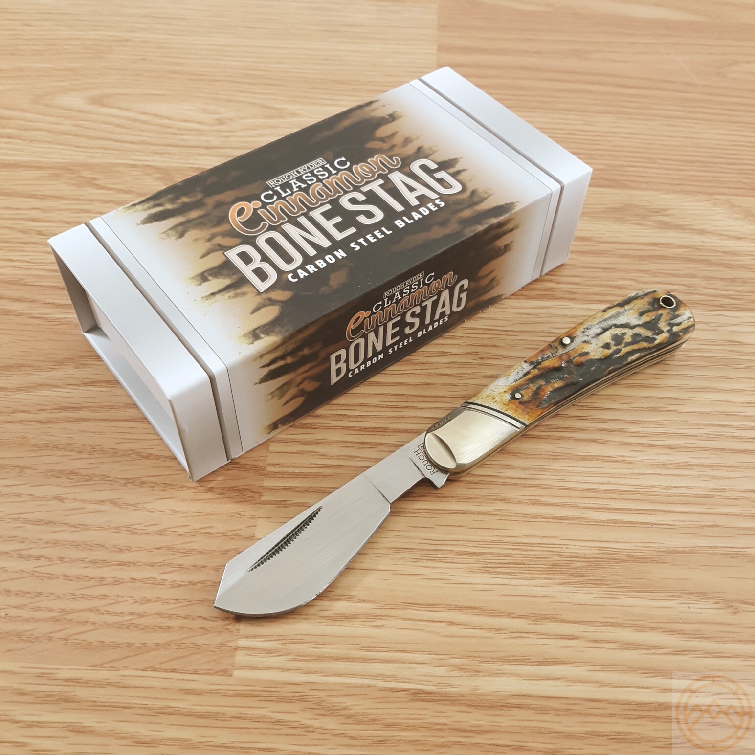 Rough Ryder Cotton Sampler Folding Knife 3" Carbon Steel Blade Stag ...