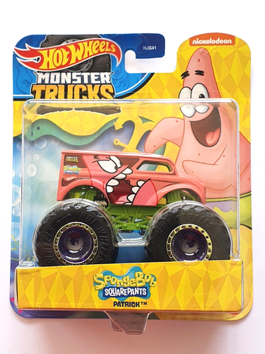 MINIATURE HOT WHEELS 1/64 MONSTER TRUCKS SPONGEBOB PATRICK | eBay