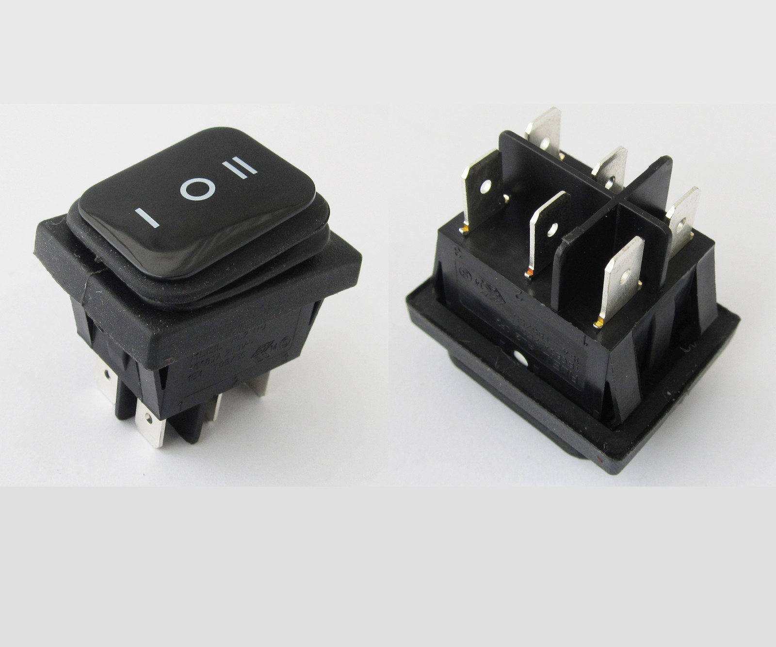 1pc Black RLEIL RL2(P) Waterproof IP65 ON/OFF/ON Boat Car Rocker Switch ...