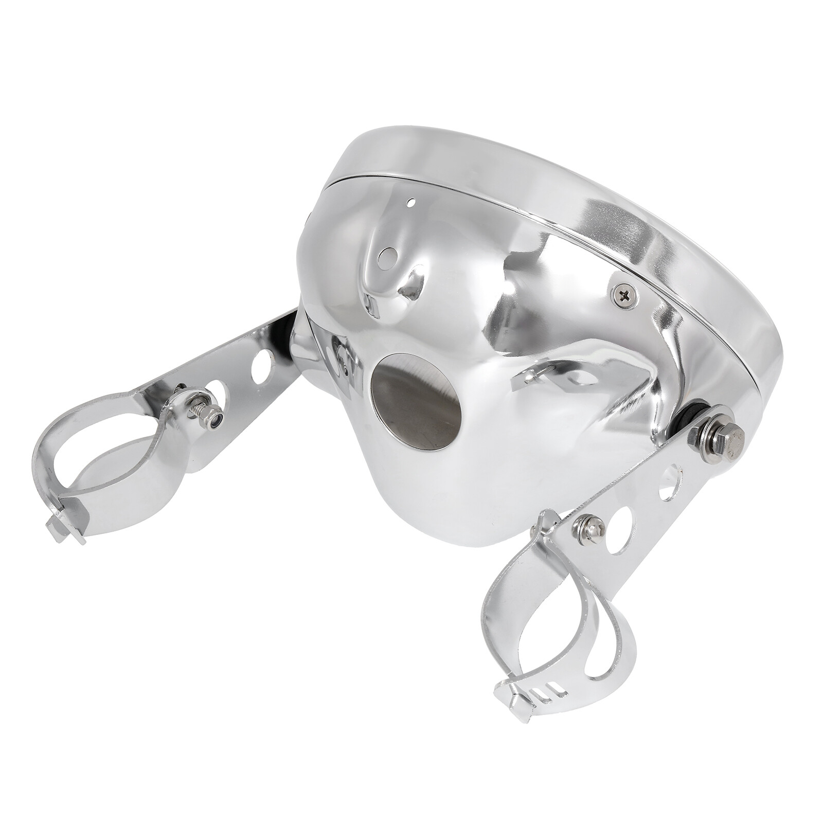 7" Headlight Round Housing Bucket Shell For Harley Heritage Fatboy ...