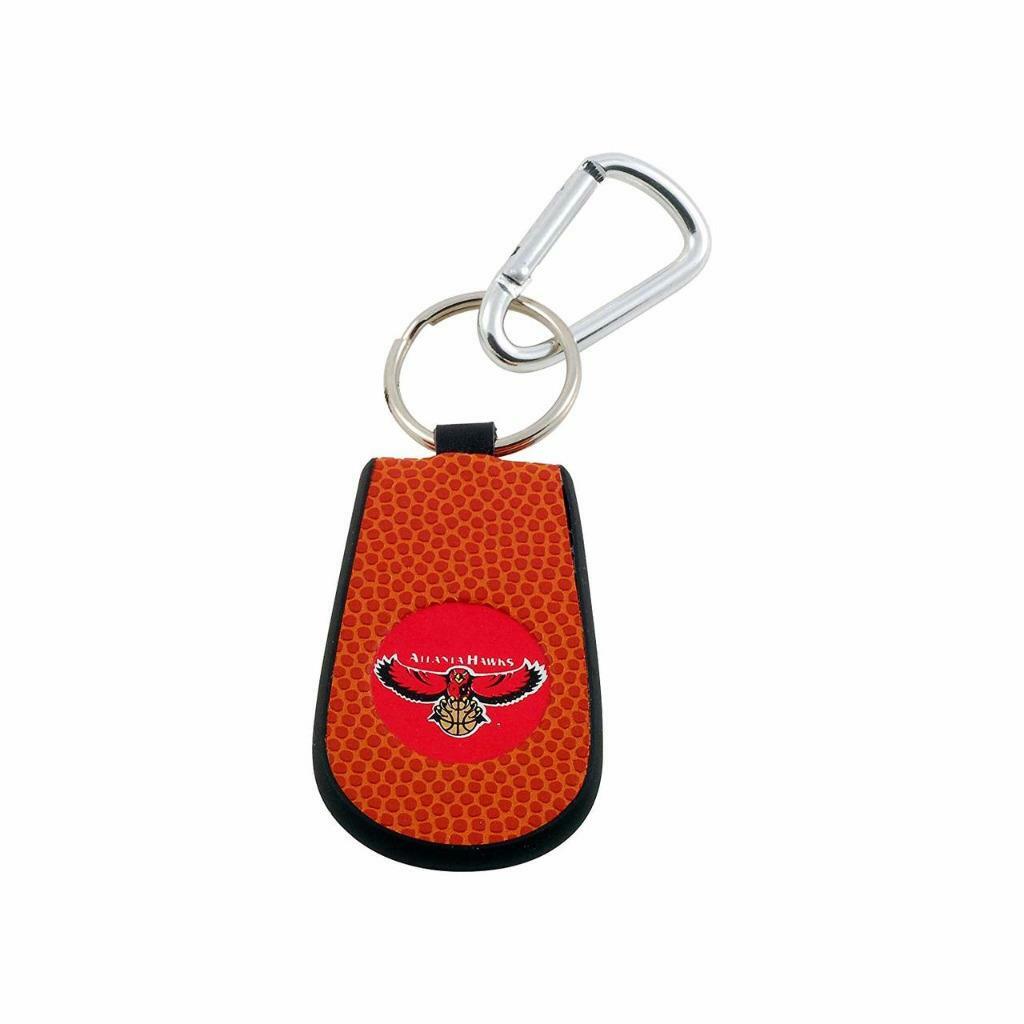 Atlanta Hawks Leather Basketball Keychain [New] NBA Key Chain Jewelry ...