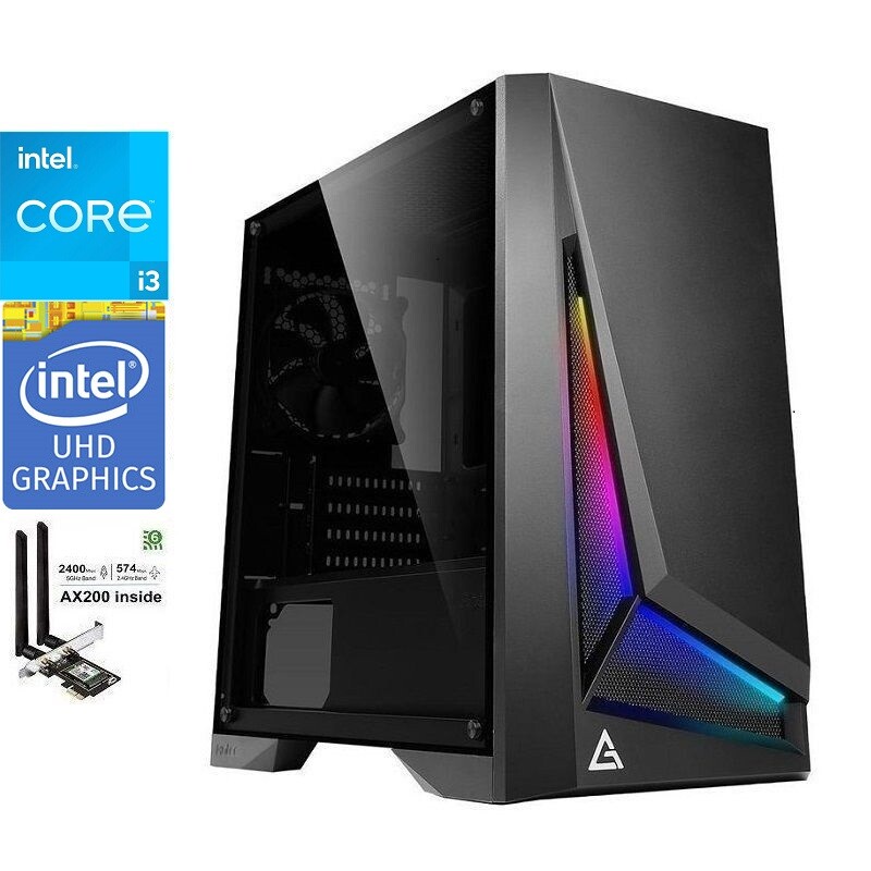 Intel Core 13th i3 Desktop PC, 16GB RAM 240GB SSD 2TB HDD Computer ...