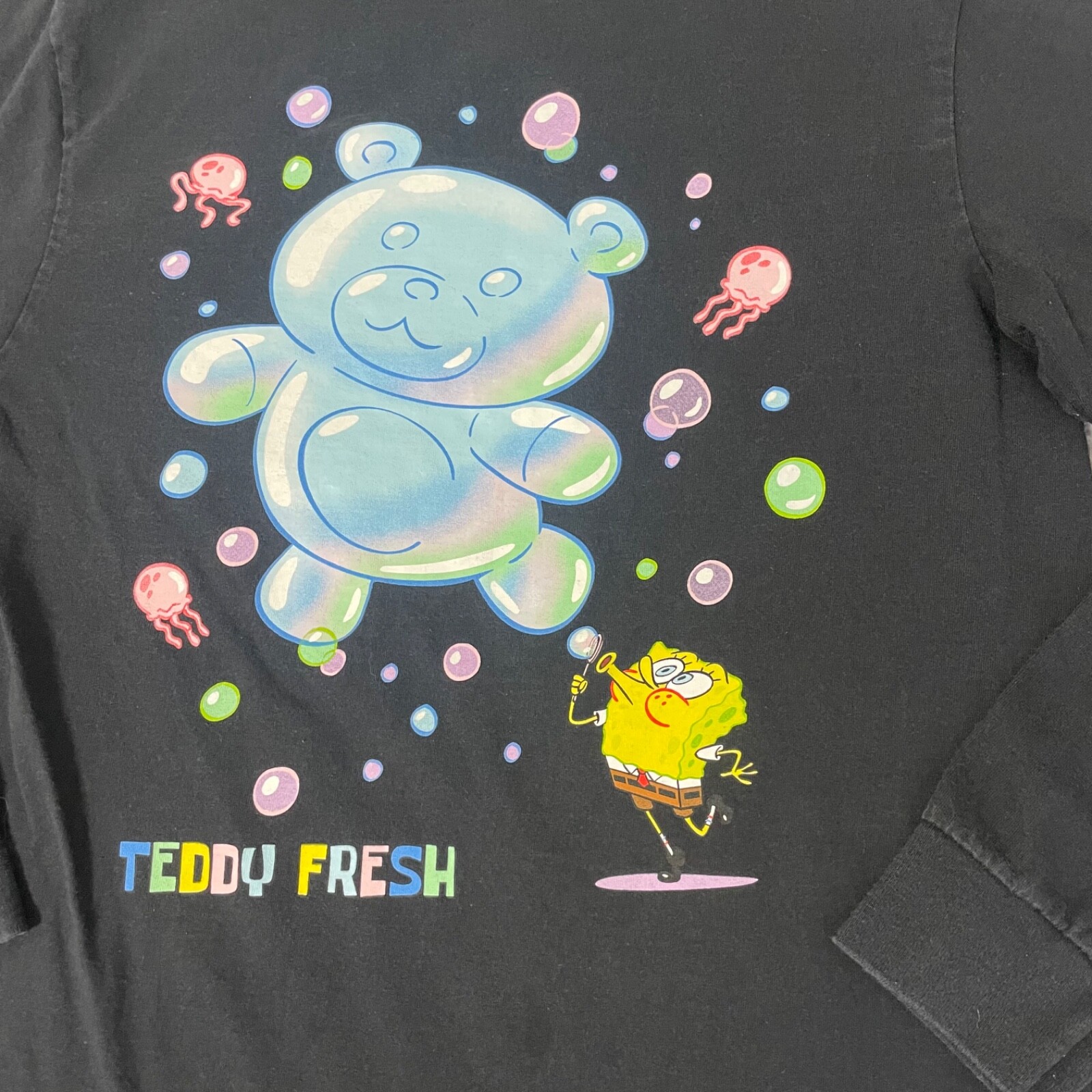 Teddy Fresh Spongebob Squarepants Shirt Mens Small Bl… - Gem