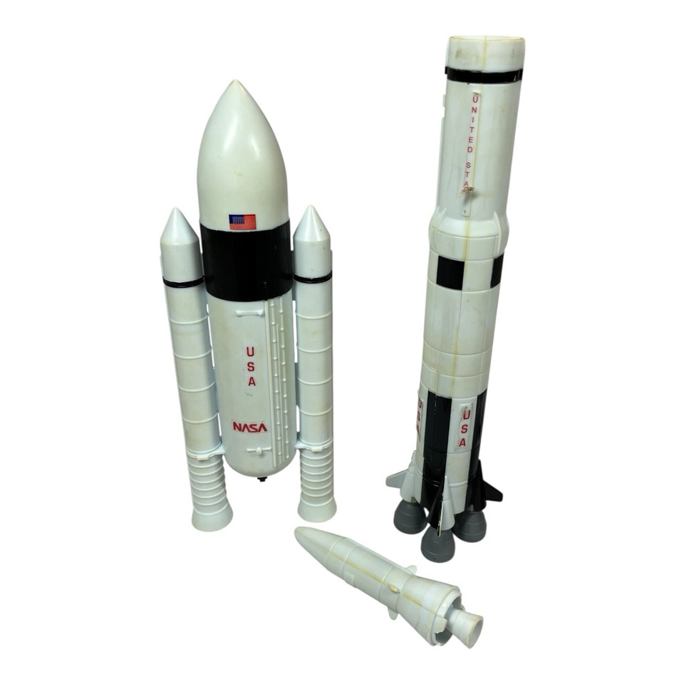 1998 Boley NASA Space Set Shuttle Astronaut Rockets Vintage Toy ...