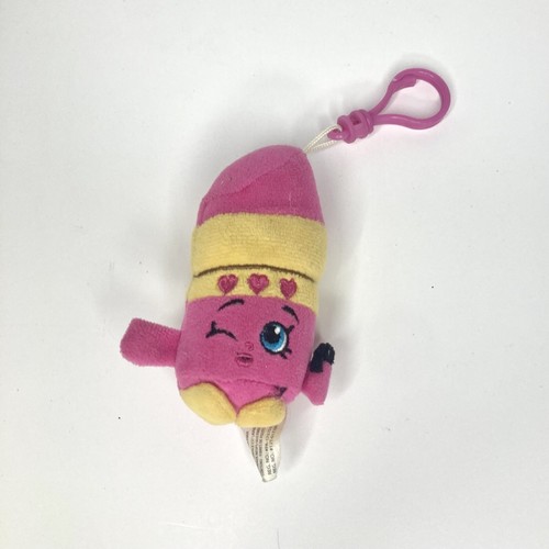 Shopkins Lippy Lips Lipstick Plush Stuffed Animal Doll Toy 3" Keychain ...