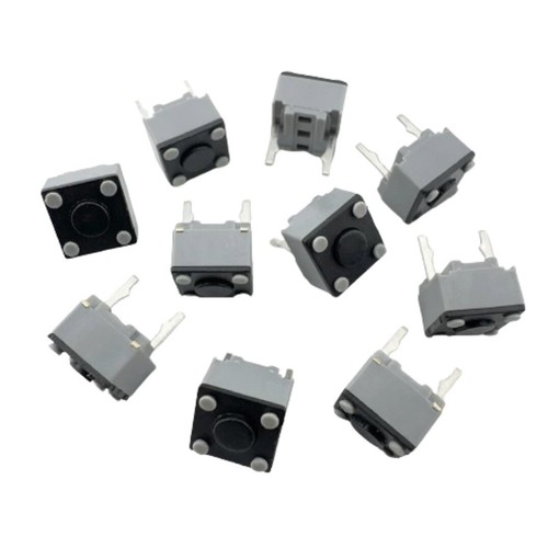 Huano Silent Grey 6.2x6.2x5mm 10M Square Mouse Micro-Switch (10 Pcs) | eBay