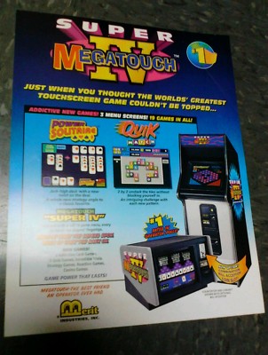 Merit SUPER MEGATOUCH 4 flyer- good original | eBay