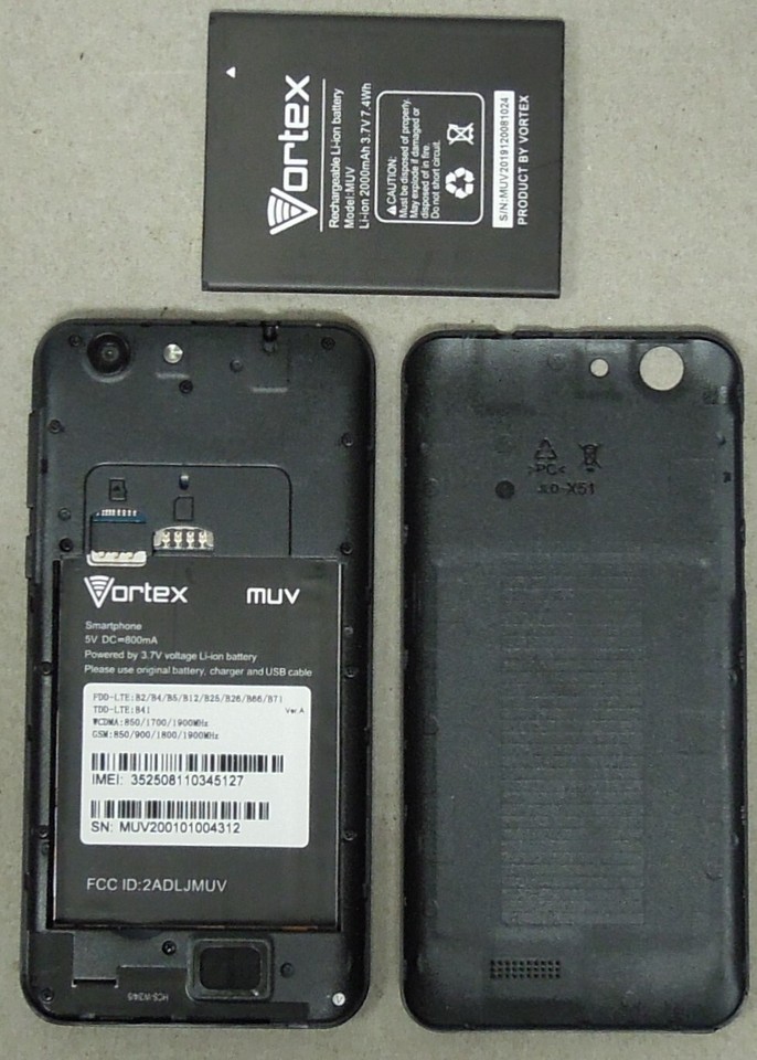 Vortex MUV Android Phone 8GB Tested Fully Functional 0504-01M | eBay