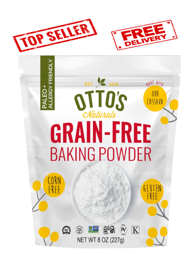 Otto's Naturals Baking Powder Gluten Free, Grain-Free,Nut Free Baking ...