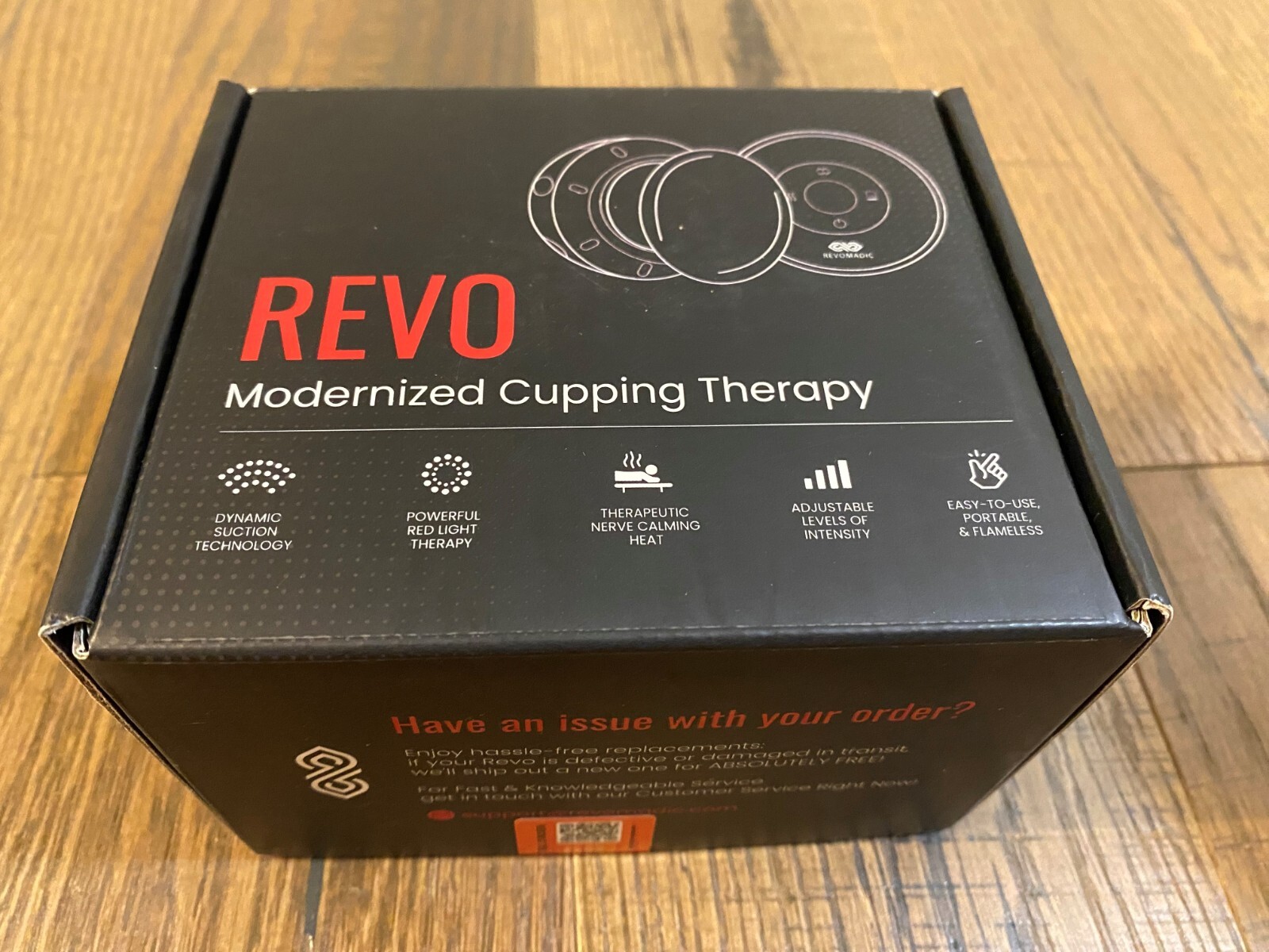 REVO The Original 4-in-1 Smart Cupping Therapy Massager, Red Light ...