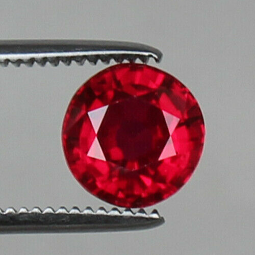 Burma Red Ruby 2.90 Ct. Natural Beautiful Round Faceted Cut Loose ...