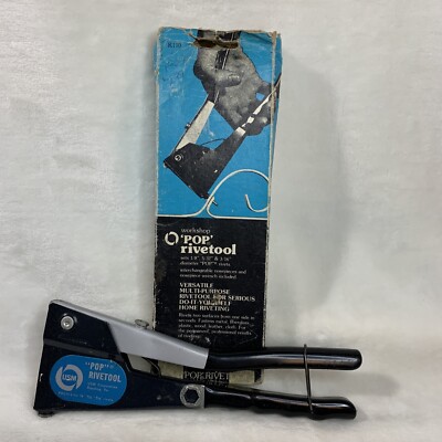 Vintage USM Corp Workshop Pop Rivetool Hand Tool PRG412 For 1/8"-3/16 ...