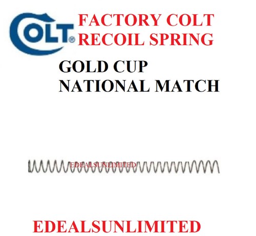 COLT RECOIL SPRING for GOLD CUP NATIONAL MATCH 38 SUPER 45 ACP FACTORY ...