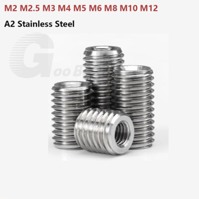 Threaded Reducers Self Tapping Thread Repair Inserts Nuts M2 M3 M4 M5 ...