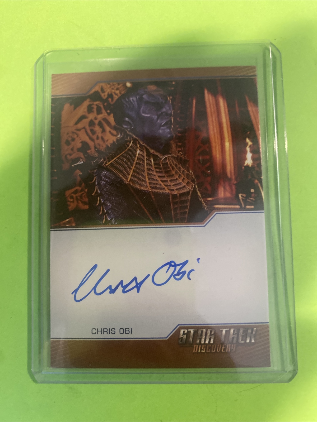 Star Trek Discovery Season 1 Autograph Card Chris Obi as T'Kuuma | eBay