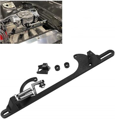 Throttle Cable Carburetor Bracket Aluminum For 4150 4160 Carb 307 350 ...