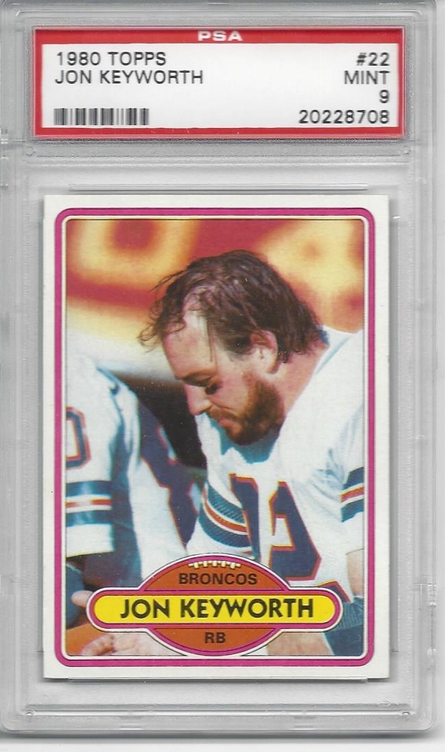 1980 Topps #22 - Jon KEYWORTH - PSA 9+++ Broncos | eBay
