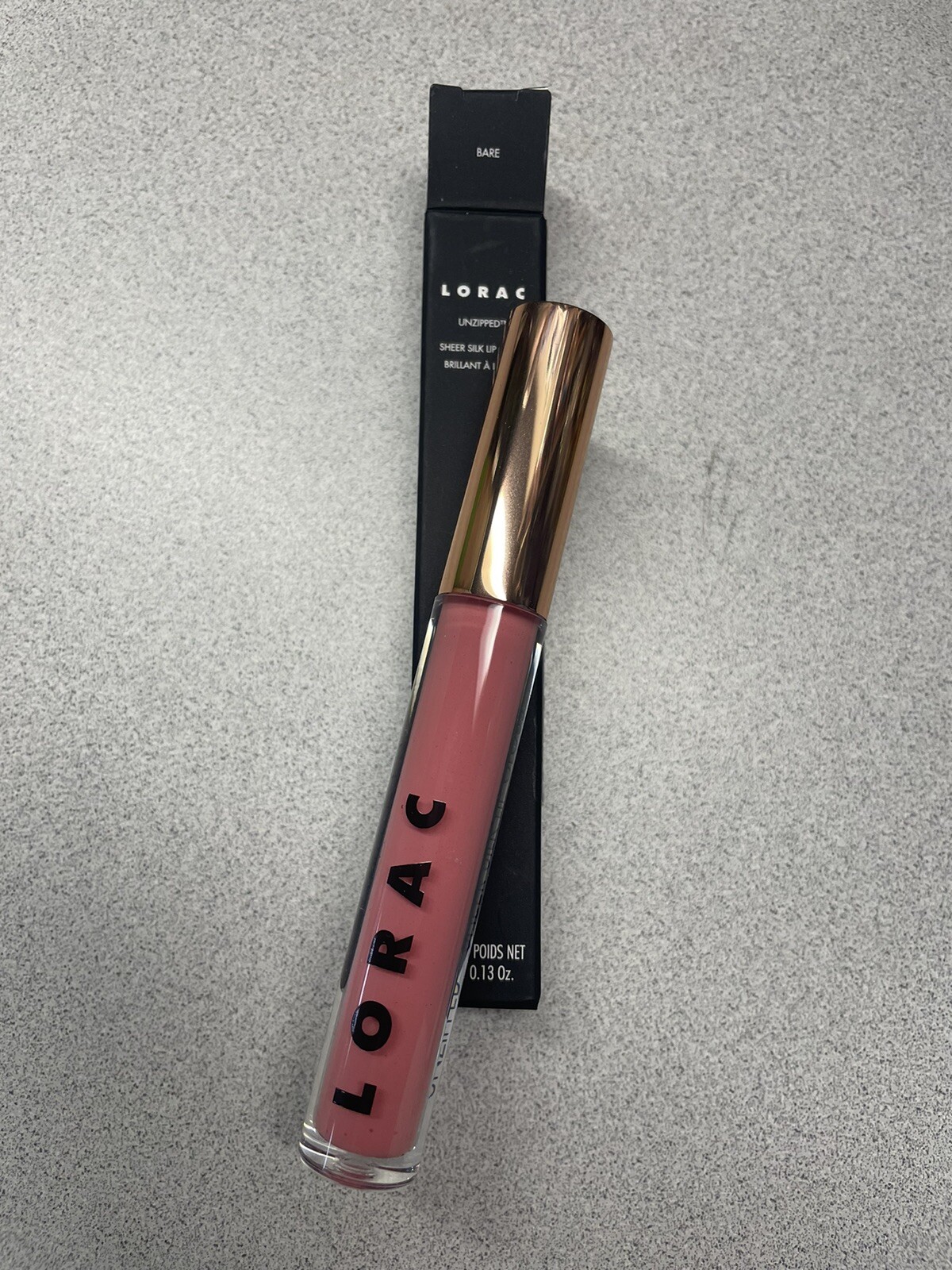 LORAC Cosmetics Unzipped Sheer Silk Lip Gloss BARE Retail $18 NIB | eBay